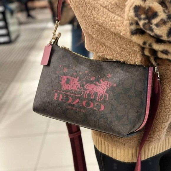 Coach | Bags | Nwt Coach Clara Shoulder Bag In Signature Canvas With ...